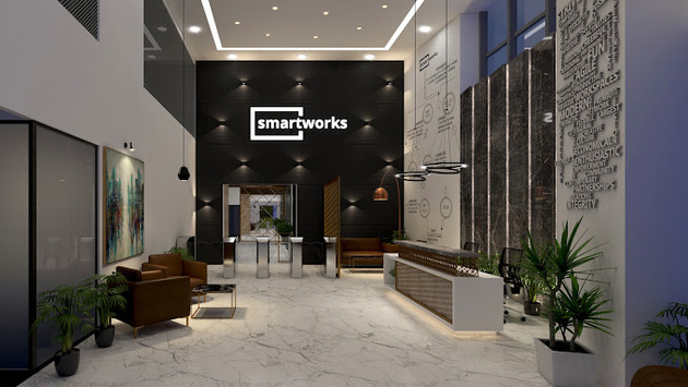 GoOffice 8813 - Smartworks Logix Cyber Park - 8 Seater Private Cabin | Meeting Space near Sector ...